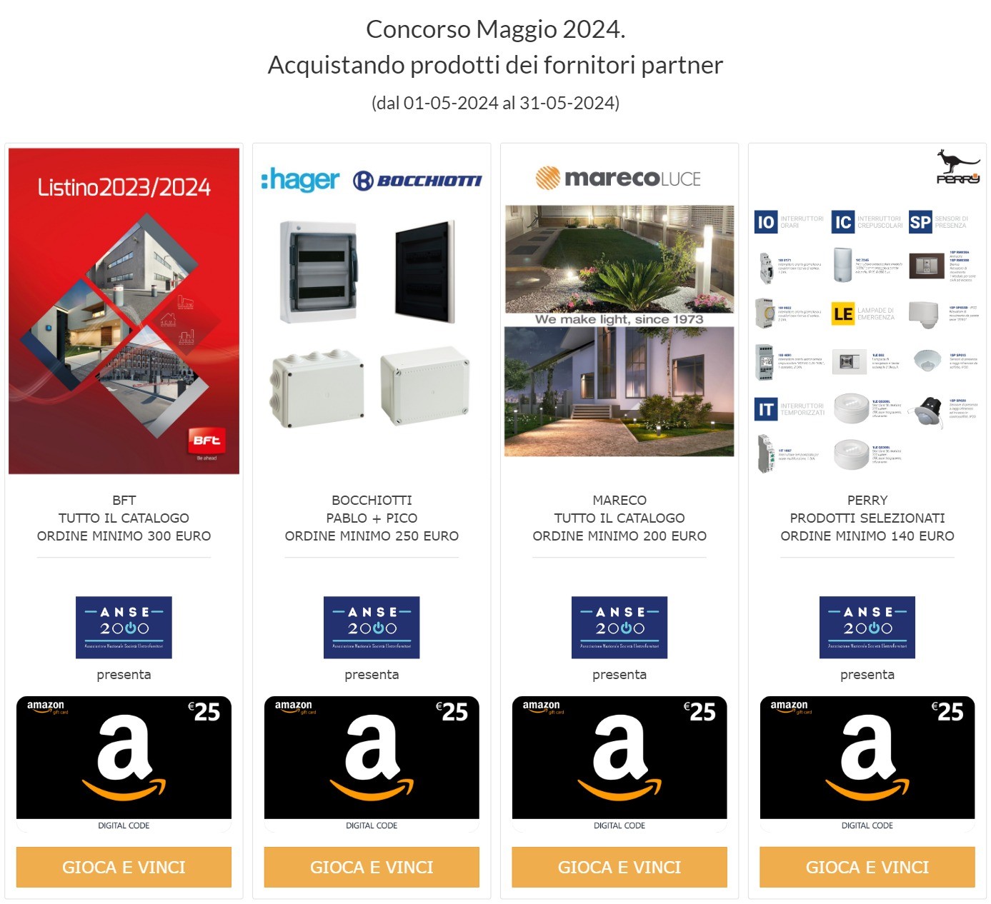 PROMOZIONE INSTANT 2000 - MAGGIO 2024 - ANSE 2000 Associazione ...